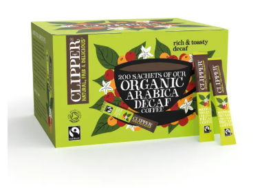 Clipper Organic Decaf Coffee Stick x 200 | Source
