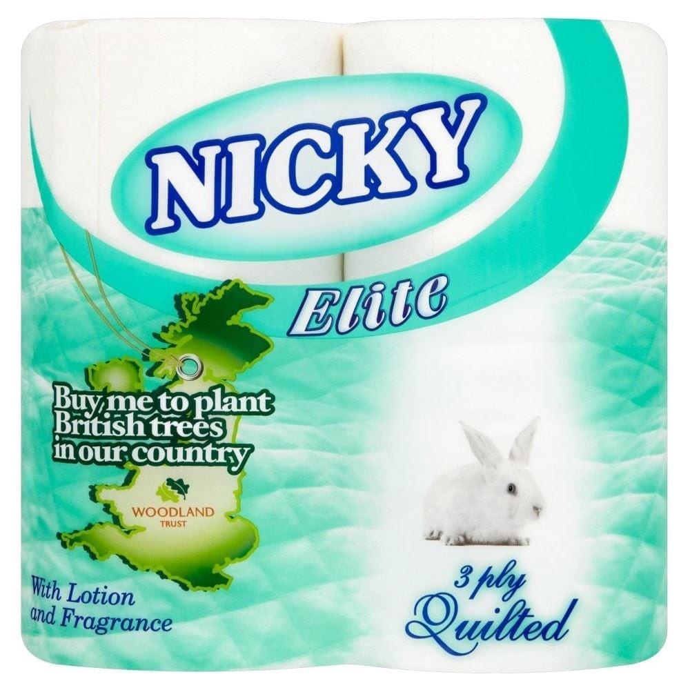 Nicky Elite Toilet Roll 3ply x 40 Source