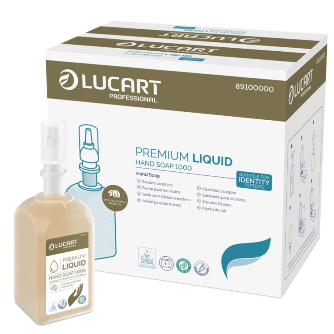 Lucart Premium Liquid Soap 1000ml x 6 | Source